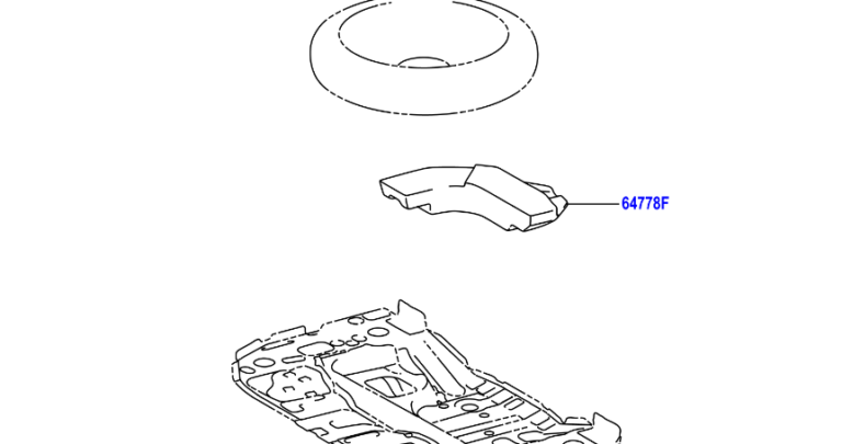 Toyota Corolla 2019 - Present Spare Wheel Protector - Toyota Parts Direct