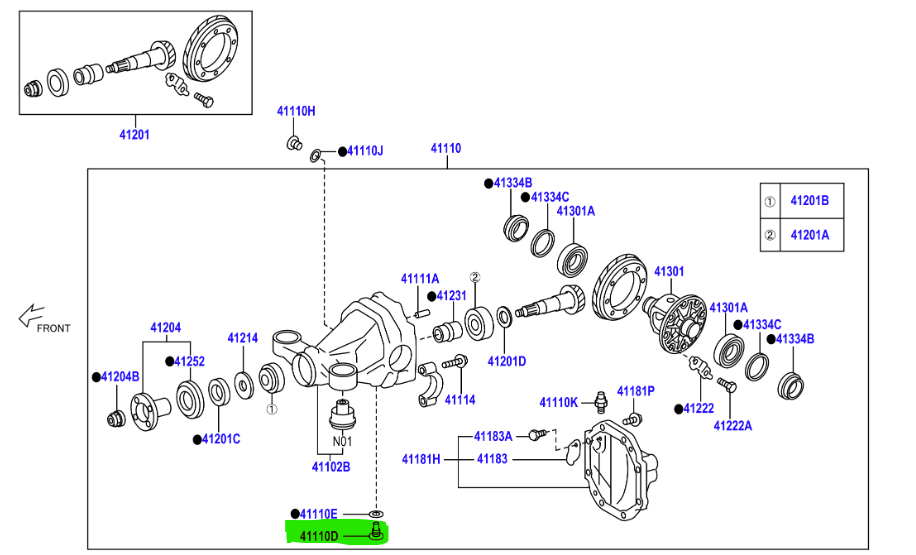 Toyota GR86 (2022-2023) Rear Diff Drain plug - Toyota Parts Direct