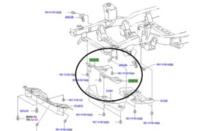 Toyota Hilux 2011-2015 Front Side Member To Front Suspension ...