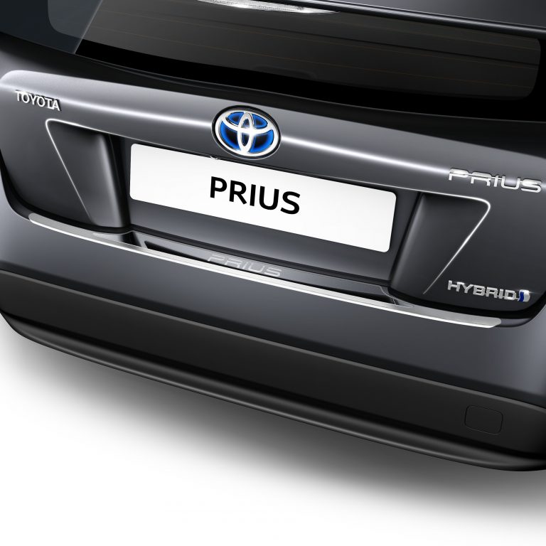 Toyota Prius 2015-Present Rear Bumper Protection Plate stainless steel ...