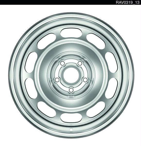 Toyota Rav 4 2012-2018 17" Steel Silver Winter Rim - PZ419X0693ZA
