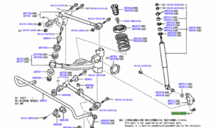 Toyota Rav4 (2000-2005) Rear Shock Mounting Bracket Bolt - Toyota Parts ...