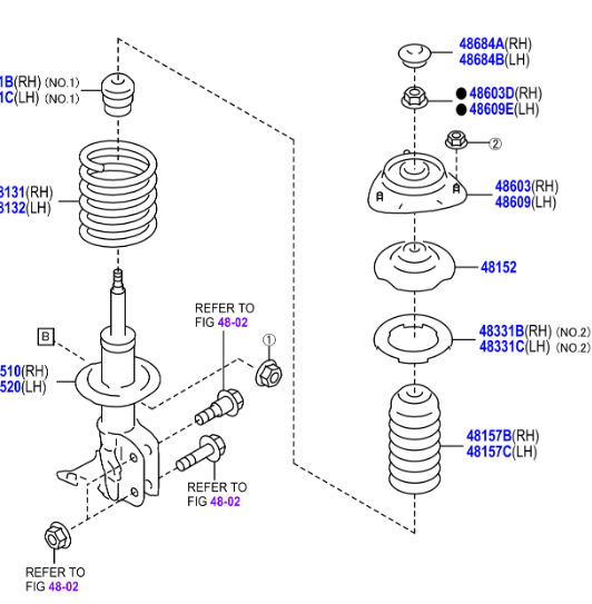 Toyota GT86 2012-2016 Absorber Assy, Shock, Front RH - Toyota Parts Direct
