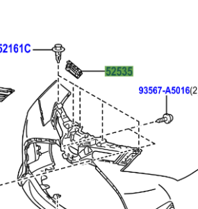 Toyota Yaris/Hybrid 2014-2020 Front Bumper Bracket RH - Toyota Parts Direct