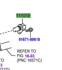 Toyota Yaris 2005-2011 Sensor, Cam Position - Toyota Parts Direct