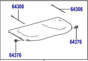 Toyota C-HR 2016-Present Panel Assy, Package Tray - Toyota Parts Direct