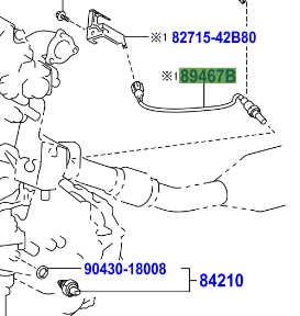 Toyota Rav4 2005-2012 Sensor, Air Fuel Ratio - Toyota Parts Direct