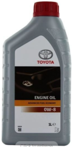 Toyota 0W-8 Engine Oil 1ltr - Toyota Parts Direct