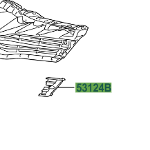 Toyota Yaris/Hybrid 2011-2014 Moulding, Radiator Grille Side, LH ...