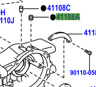 Toyota Rav4 2012-2019 Plug For Rear Differential Carrier Cover - Toyota ...