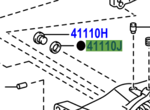 Toyota Rav4 2012-2019 Gasket For Rear Differential Filler Plug - Toyota ...