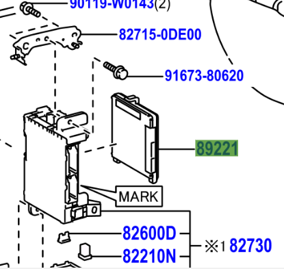 Toyota Yaris/Hybrid 2011-2014 Computer, Multiplex Network Body - Toyota ...