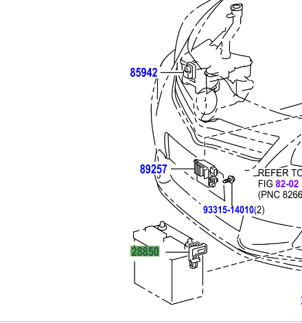 Toyota Verso 2009-2017 Sensor Assy, Battery Current - Toyota Parts Direct