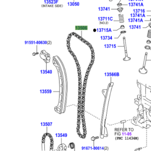 Toyota Auris/Hybrid 2012-2018 Timing Chain Assy - Toyota Parts Direct
