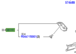 Toyota Hilux 2011-2015 Front Floor Footrest - Toyota Parts Direct