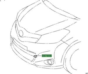 Toyota Yaris/Hybrid 2014-2020 Thermistor Assy - Toyota Parts Direct