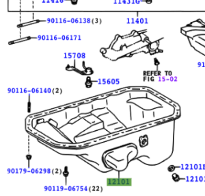 Toyota Hilux 1997-2005 Oil Pan Assy - Toyota Parts Direct