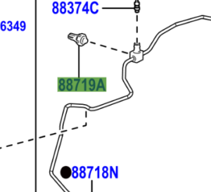 Toyota Prius 2015-2022 Air Conditioner Pressure Sensor - Toyota Parts ...