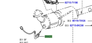 Toyota Hilux 2011-2015 Oxygen Sensor Bank 1 - Toyota Parts Direct