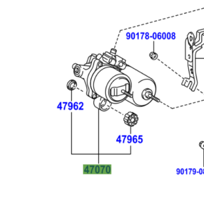 Toyota Auris Hybrid 2012-2018 Brake Booster Pump - Toyota Parts Direct