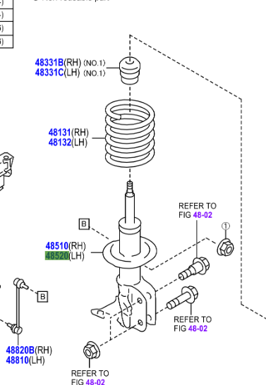 Toyota GT86 (2012-2016) Front Shock Absorber Assy (LH) - Toyota Parts ...
