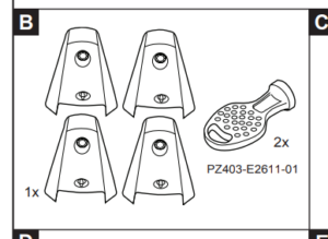 Toyota Roof Rack Covers x4 With New Key x2 - Toyota Parts Direct