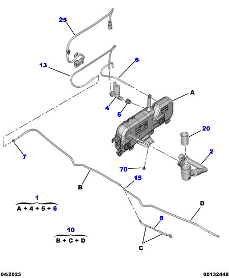 Toyota Proace City (2019) Screen Wash Filler Pipe - Toyota Parts Direct